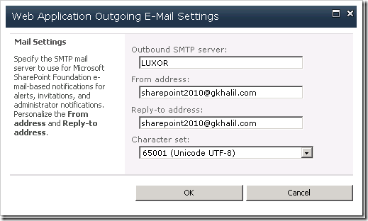 Dig SharePoint: Configuring outgoing email in SharePoint 2010 with Exchange 2010 – Step by Step ...